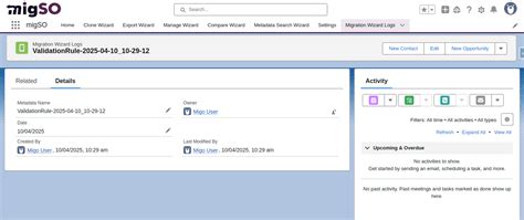 Guide To Clone Validation Rule In Salesforce By Using Migso
