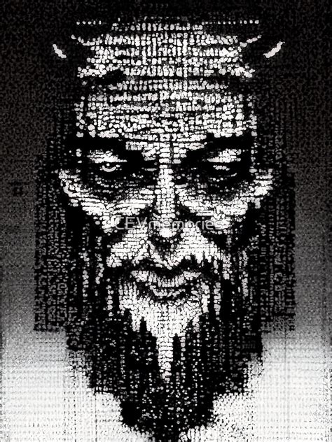 Ascii Art Of A Demonic Wizard 5 Poster For Sale By Cevmemories