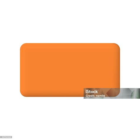 벡터 3d 귀여운 Organe 광장 말풍선 아이콘 흰색 파스텔 배경에 고립 3차원 형태에 대한 스톡 벡터 아트 및 기타 이미지 3차원 형태 공란 대화 풍선 문자 기호