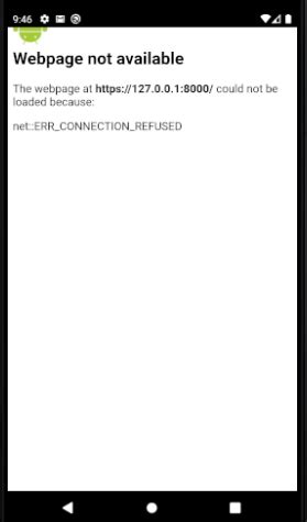 Laravel Err Connection Refused Android Studio Stack Overflow