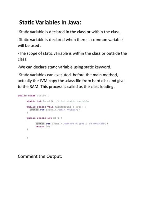 Vishvtej Deshmukh On Linkedin Static Variable In Java Java