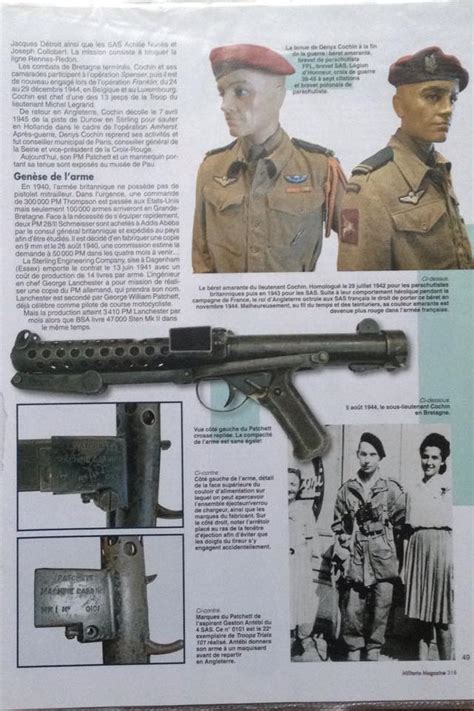Patchett Submachine Gun Sixth Army Group