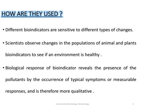 Pollution Indicators Bioindicators Pptx