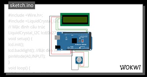 Lcd 162 đo Biến Trở Wokwi Esp32 Stm32 Arduino Simulator