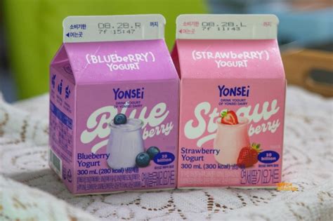 Cu 편의점 음료 유제품 연세블루베리요거트 연세딸기요거트 가격 칼로리 영양정보 맛 후기 네이버 블로그