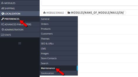 Activate Maintenance Mode • Prestashop 16 Tutorial Fastcomet