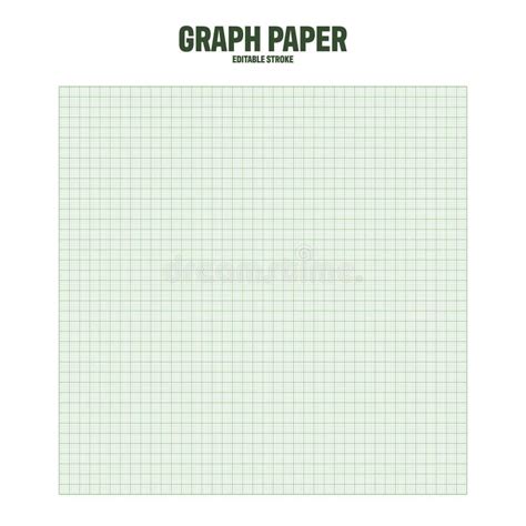 Sheet Of Graph Paper With Grid Millimeter Paper Texture Geometric Pattern Stock Illustration