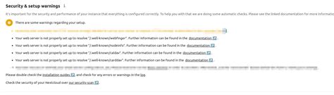 i can t excape from carddav caldav warning after installation ℹ️ support nextcloud community