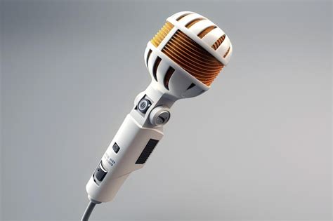 Premium Ai Image A Microphone Is On A Table