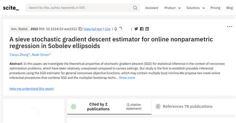 Citation Report A Sieve Stochastic Gradient Descent Estimator For Online Nonparametric