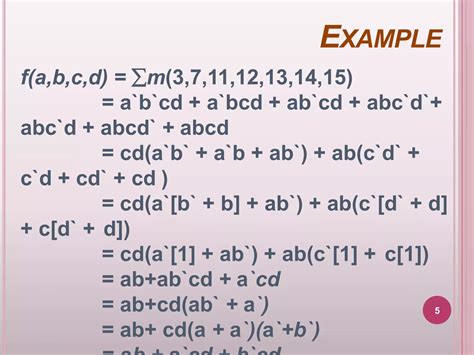 Boolean Algebra Ppt
