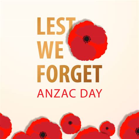 Anzac Day 일러스트 스톡 사진 및 일러스트 Istock