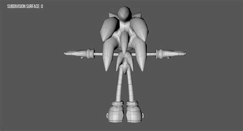Sonic 3d Model 59 C4d Fbx Obj Free3d