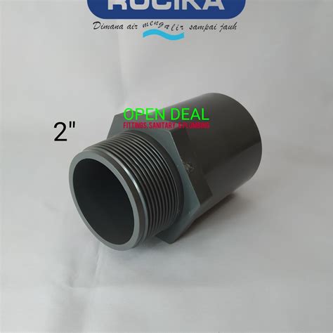 Jual Sdl Aw 2 Inch Rucika Sok Drat Luar 2 In Pvc Valve Socket Sock