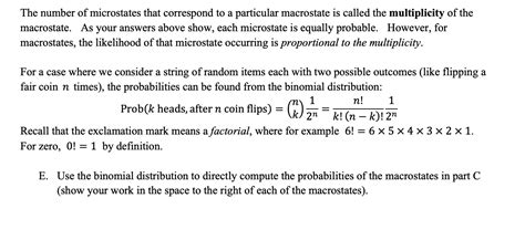 The Number Of Microstates That Correspond To A