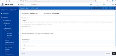 My Network Security Journal Register A Fortigate Next Generation