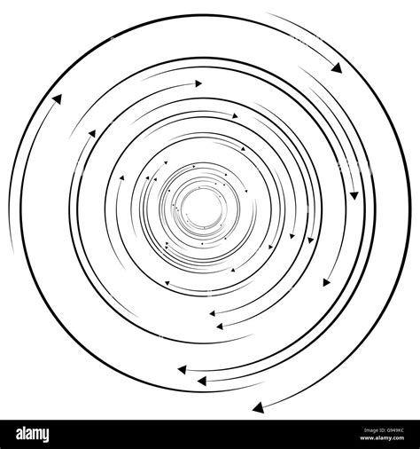 Concentric Circular Arrows Random Dynamic Circle Arrows Stock Vector Image Art Alamy