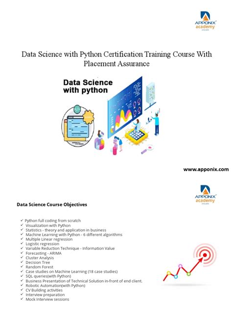 Data Science With Python Certification Training Course With Placement