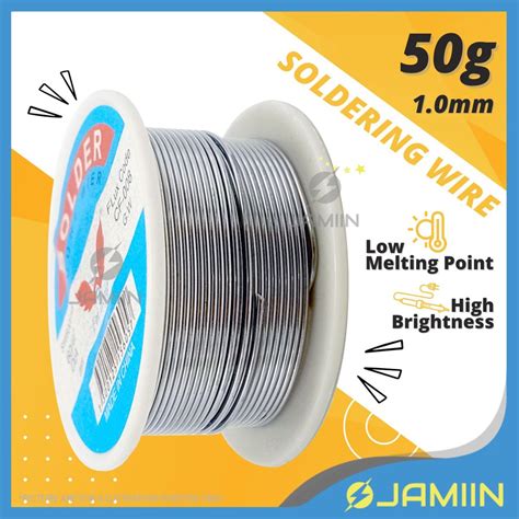 50g 1 0mm Shinning Point Soldering Lead Wire Soldering Wire Electrical Board Pateri Solder Set