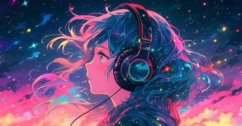 95000 Anime Girl With Music Pictures