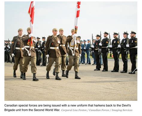 New Cansofcom Dress Uniform Seen During D Day Commemorations D Day 75