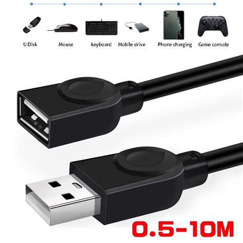 Fast Deliveryusb Extension Cable Male To Female Extension Data Cable Usb To Usb Extender