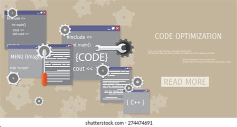 Vector Flat Concept Programming Coding Network Stock Vector Royalty