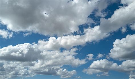 Premium Photo Summer Clouds Cloudy Sky Vivid Cyan Blue Sky With Clouds In Environment Day