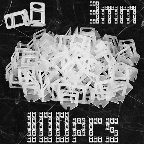 Tile Leveling System Clips 1 16 Inch 1 5mm 500pcs Tile Spacers Leveling Clips Tile Leveler