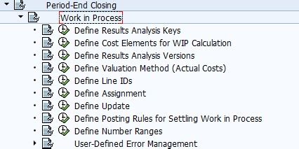 Calculate Wip For Order SAP Community
