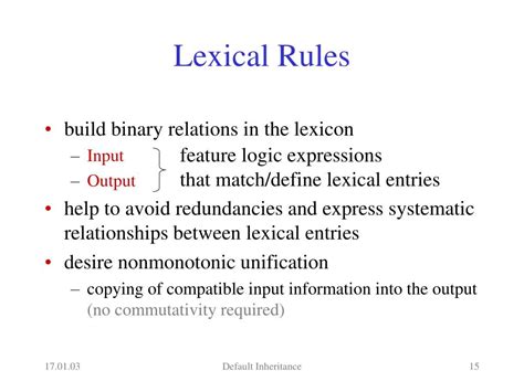 Ppt Default Inheritance In Constraint Based Frameworks Powerpoint