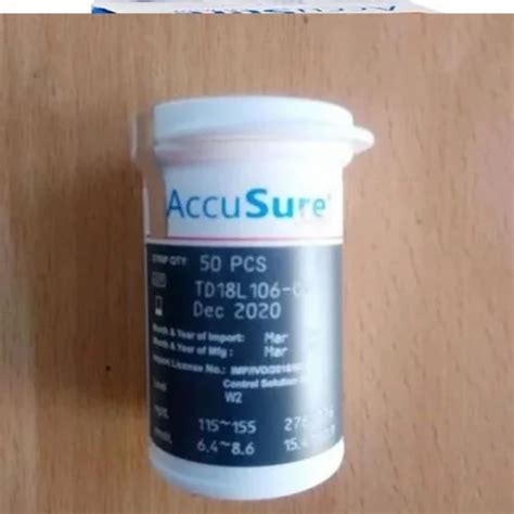 Accusure Glucometer Strips At Best Price In Prayagraj By Paramount