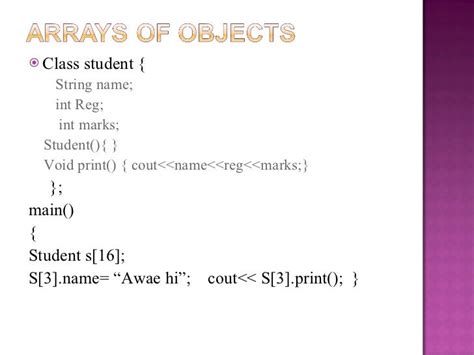 Classes Objects And Methods