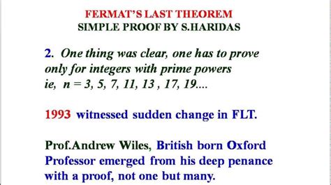 Fermats Last Theorem Solved