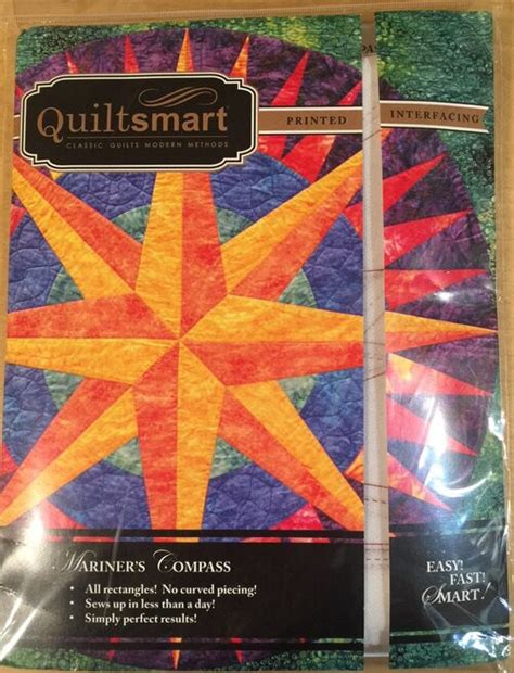 Mariners Compass Printed Interfacing Quilt Pattern