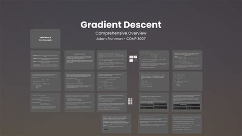 Gradient Descent In Linear Algebra By Adam Richman On Prezi