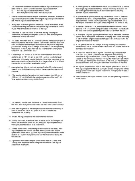 Grade 12 Chapter 1 Questions Pdf Acceleration Speed