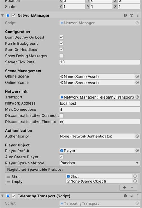 Mirror Registered Spawnable Prefabs Not Allowing Other Assets Community Showcases Unity