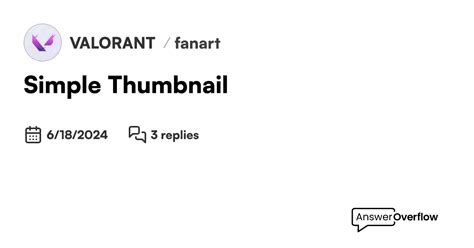 Simple Thumbnail Valorant