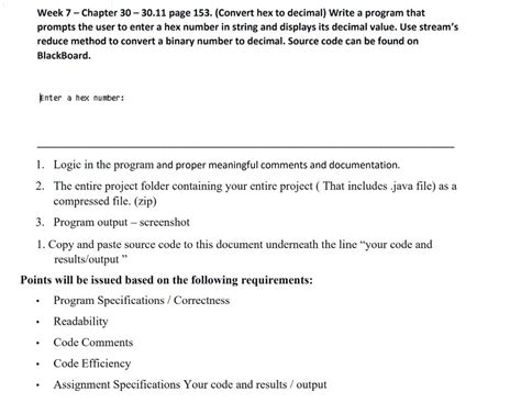 Solved Week 7 Chapter 3030 11 Page 153 Convert Hex To Chegg Com