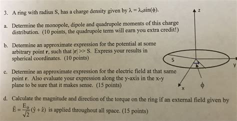 Solved 2 Asine Determine The Monopole Dipole And