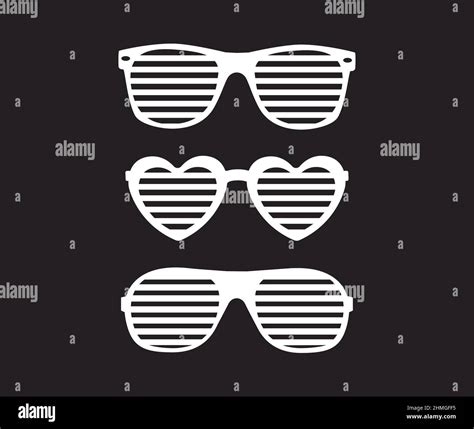 Set Of Sunglasses Background Vector Set Of Sunglasses Background Vector