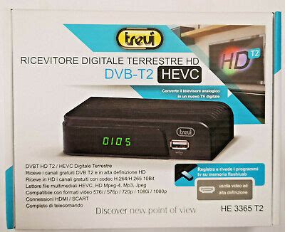 Vendita Decoder Digitale Terrestre DVB T HEVC Starlab Telefonia