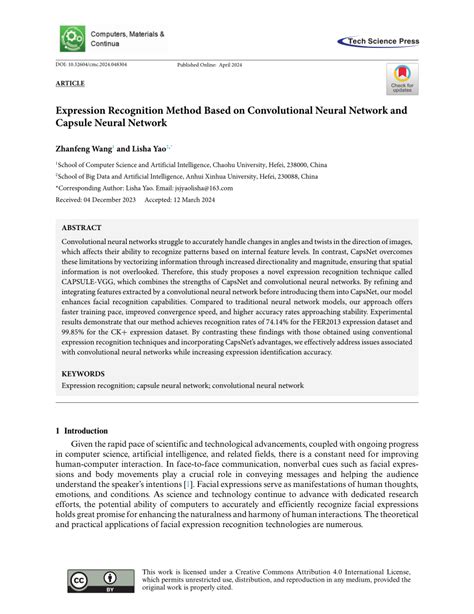 Pdf Expression Recognition Method Based On Convolutional Neural Network And Capsule Neural Network
