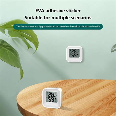 Badu Bg Мини дигитален термохигрометър Високо прецизен електронен термометър Хигрометър за