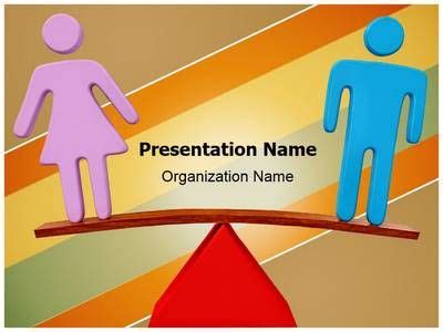 Equality Gender Balance PowerPoint Template Powerpoint Templates Powerpoint Infographic