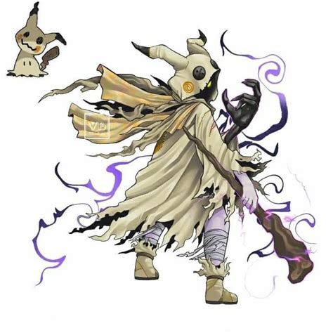 Mimikyu Pokemon Fusion Art Pokemon Human Form Character Art