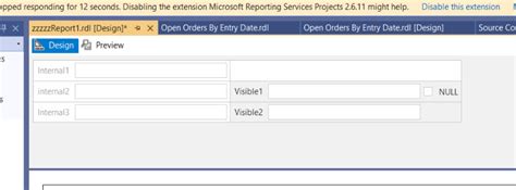 Ssrs 2019 Rdl Internalhidden Parameter Shows As Blank Microsoft Qanda
