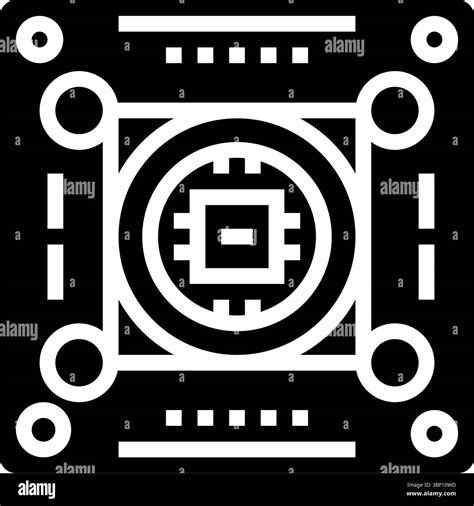 Color Detection Sensor Glyph Icon Vector Color Detection Sensor Sign Isolated Symbol