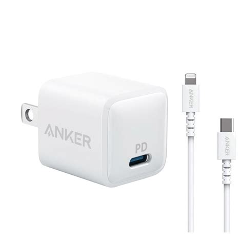 Anker PowerPort PD Nano 20W USB C Adapter With Lightning Cable GadStyle BD